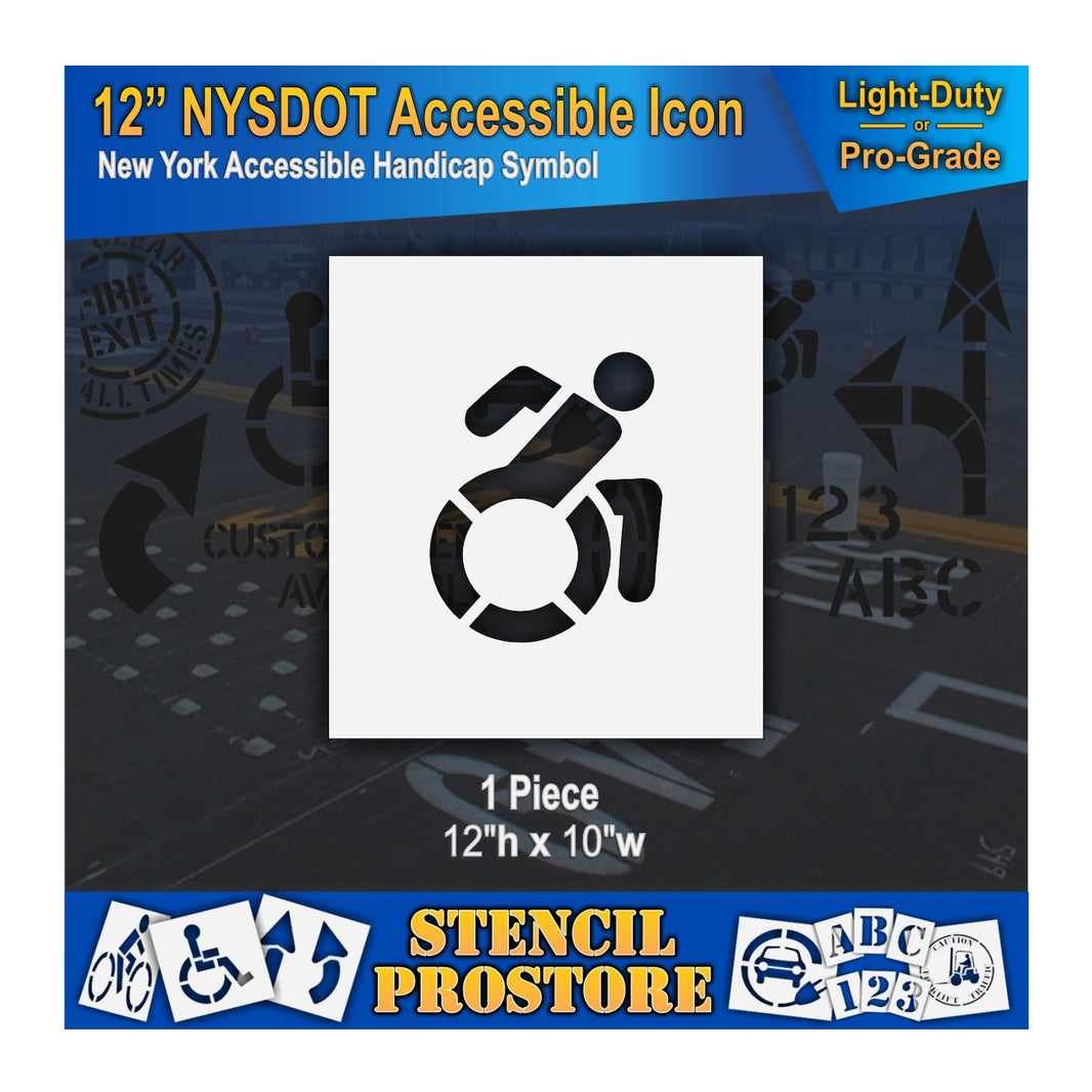 ADA-Compliant Handicap Stencils for Pavement Marking - RAE ProStores