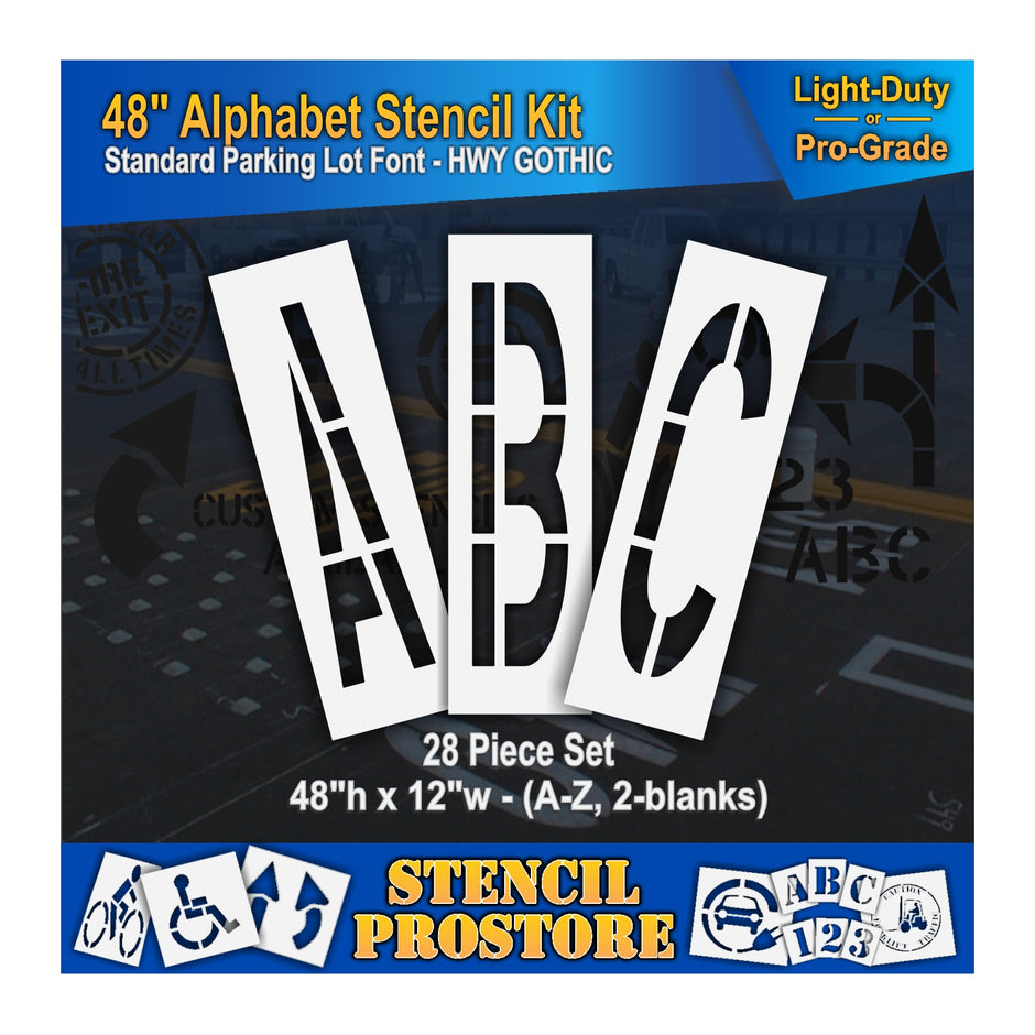 Pavement Marking Stencils & Templates | Durable & Reusable - RAE ProStores