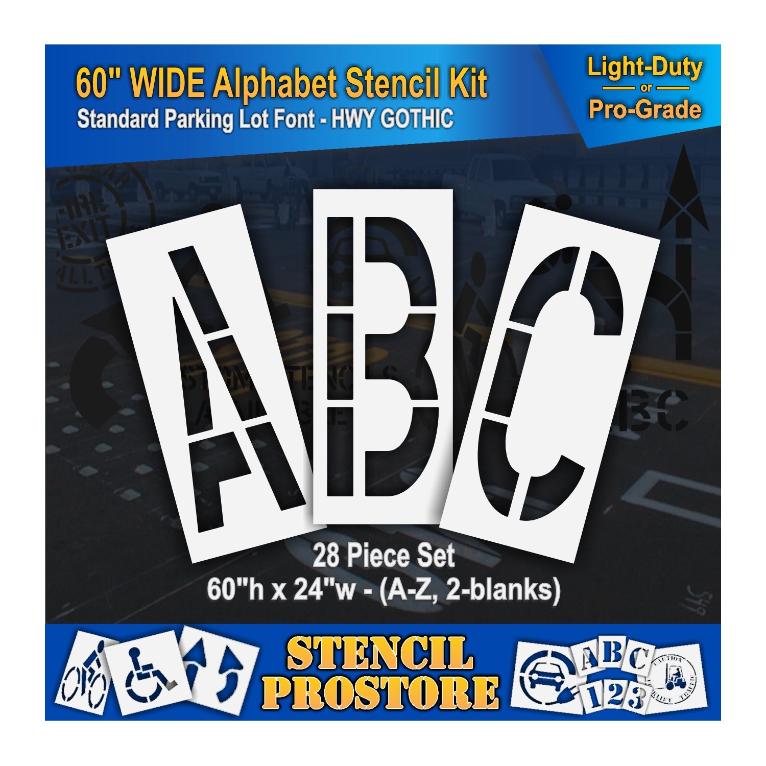 Pavement Marking Stencils & Templates | Durable & Reusable - RAE ProStores