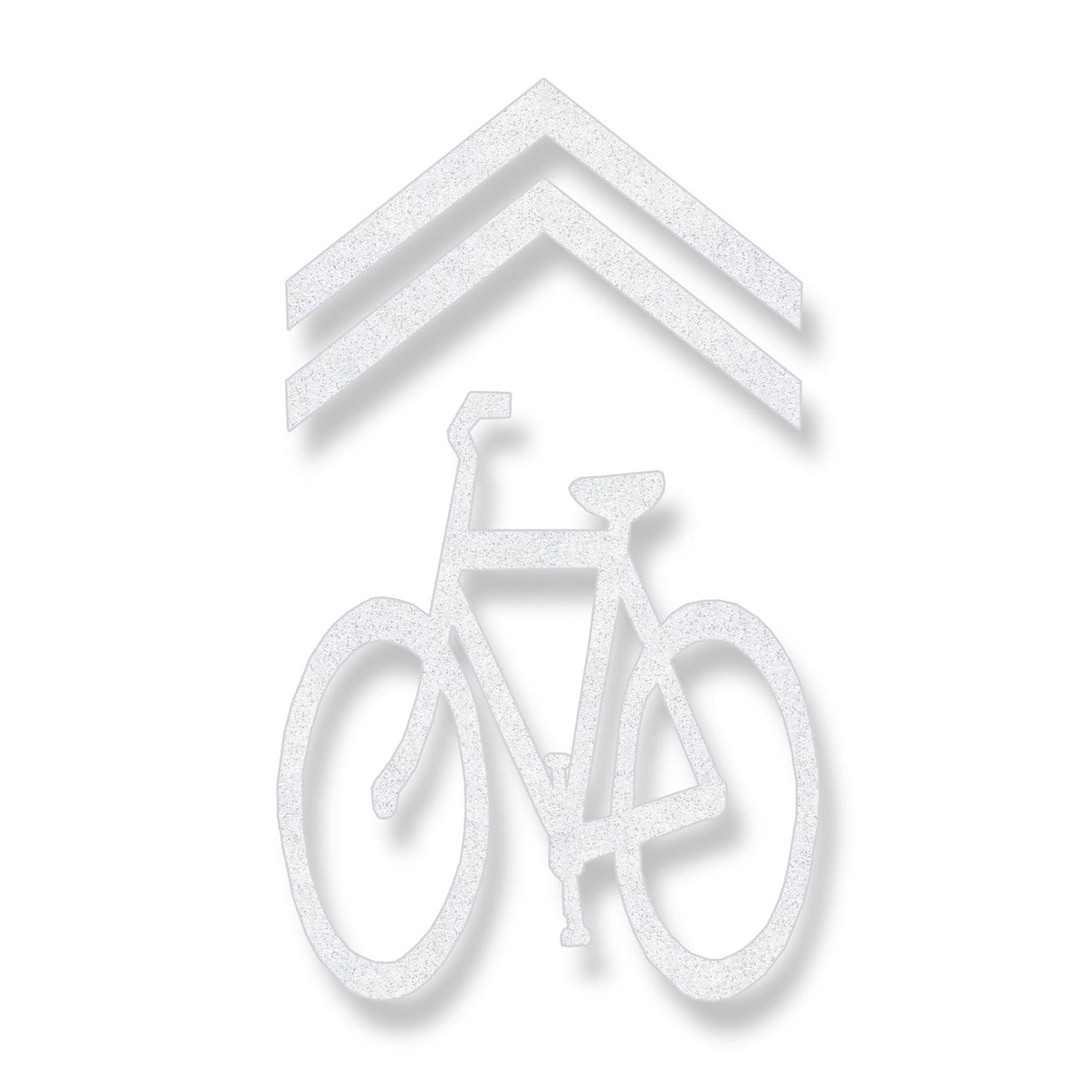Preformed Thermoplastic Bicycle Shared Lane Symbol (MUTCD) - RAE ProStores